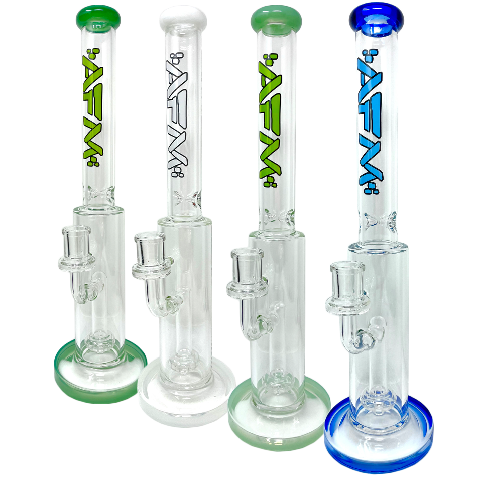 14" Scope Glass Straight Tube Dab Rig - One Stop Pipe Shop - Bongs, Dab ...
